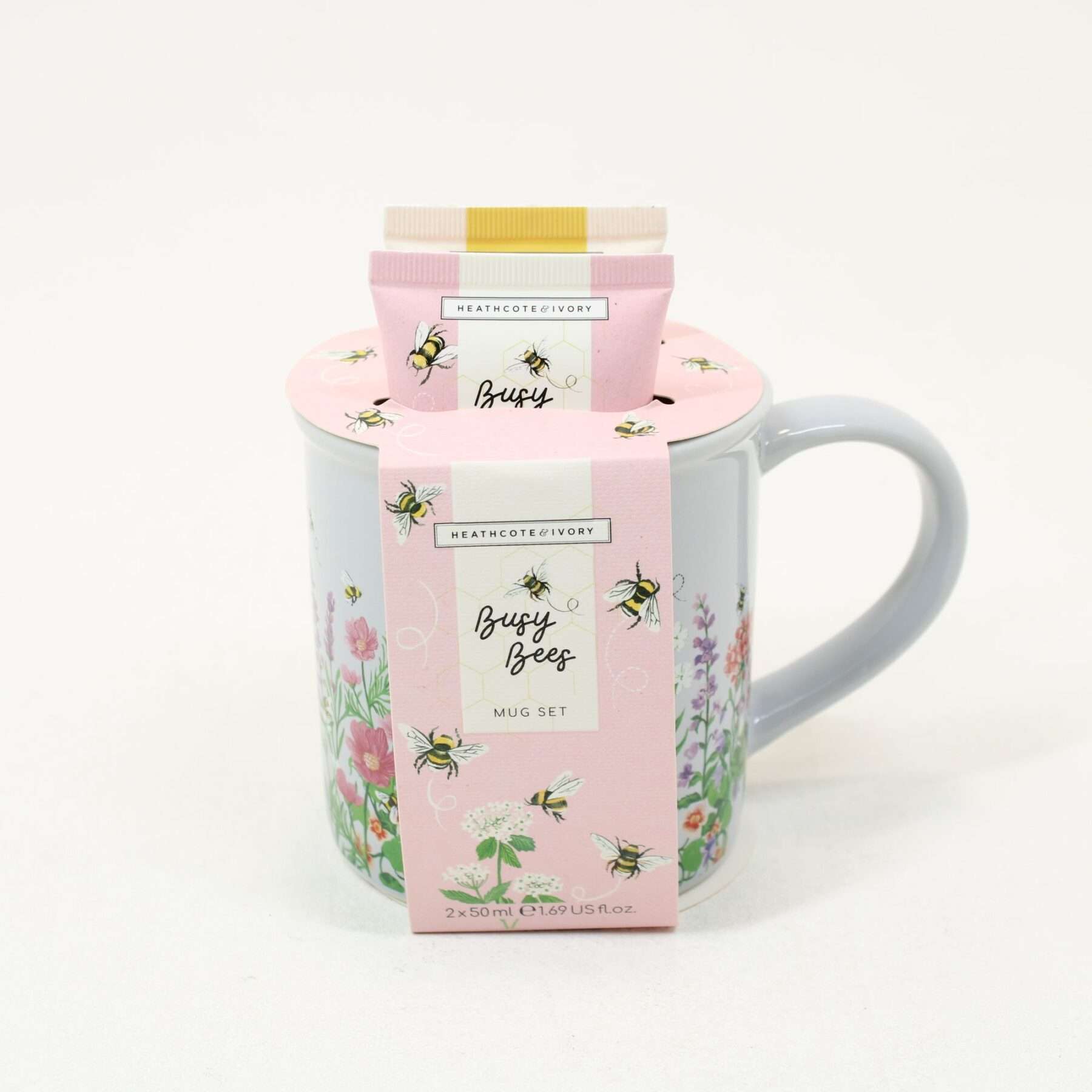 HEATHCOTE & IVORY Busy Bees Mug & Hand Cream Set - McKillens